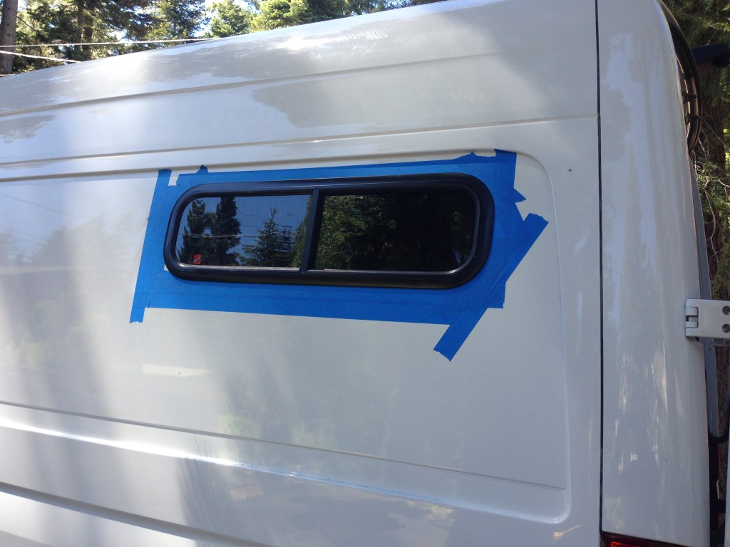 Installing rear windows in a Sprinter Van – RadVanAdventures.com