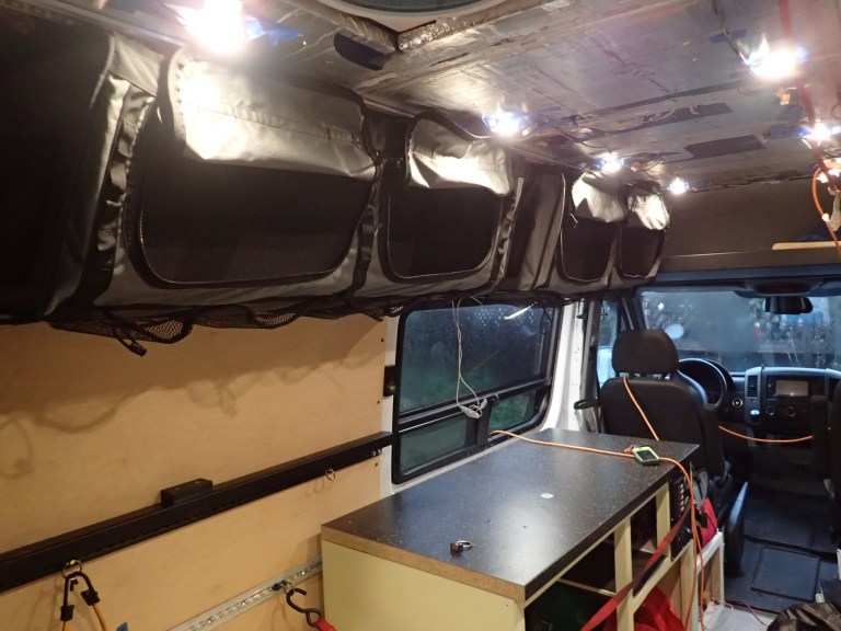 Adding Soft Modular Overhead Storage Cabinets to your Sprinter ...